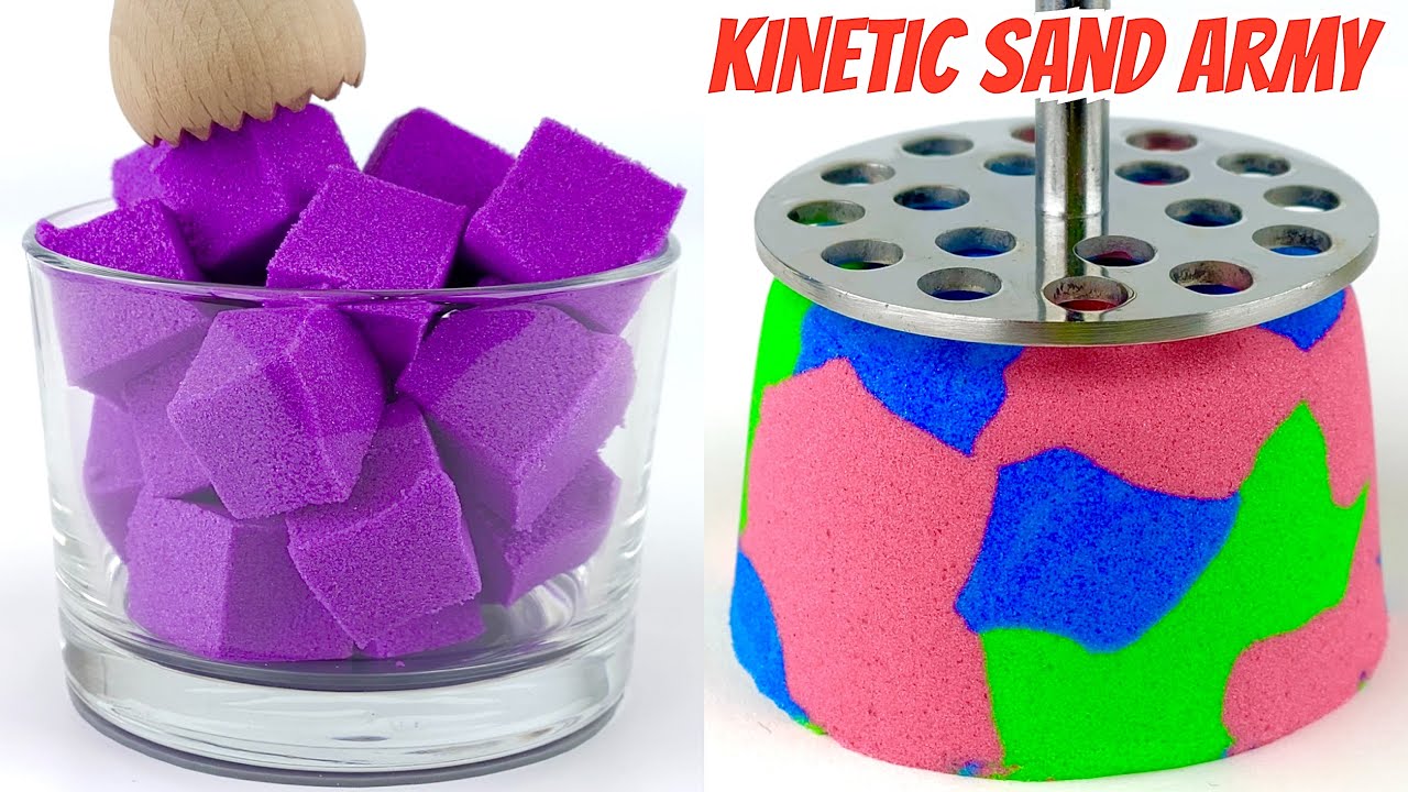 Kinetic Sand ASMR The Most Relaxing & Satisfying Sand Videos #102 - YouTube