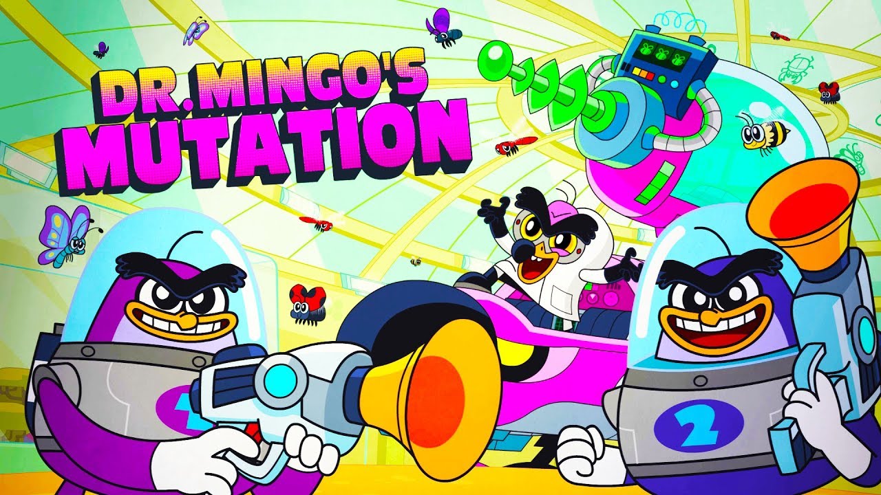 Chuck Chicken Power Up - Dr.Mingo's Mutation - Action Cartoon - YouTube