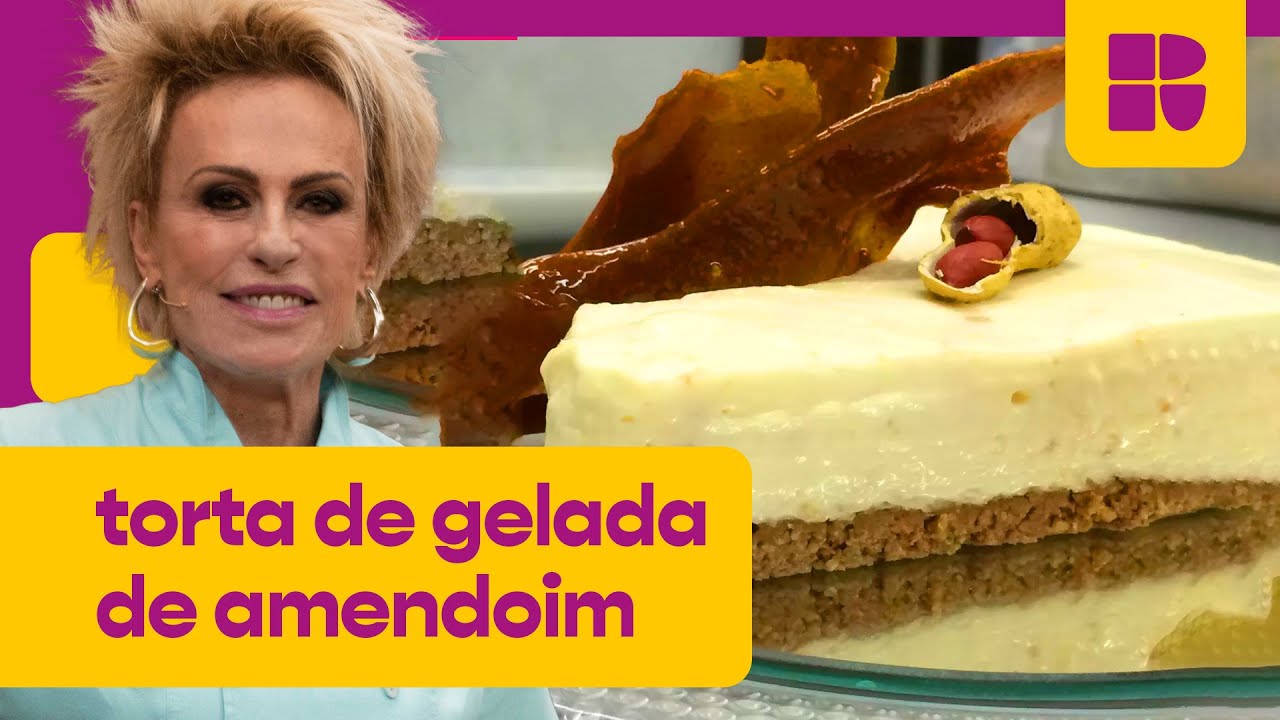 Torta de Amendoim GELADA! | Receitas de Natal | Ana Maria Braga | Mais ...