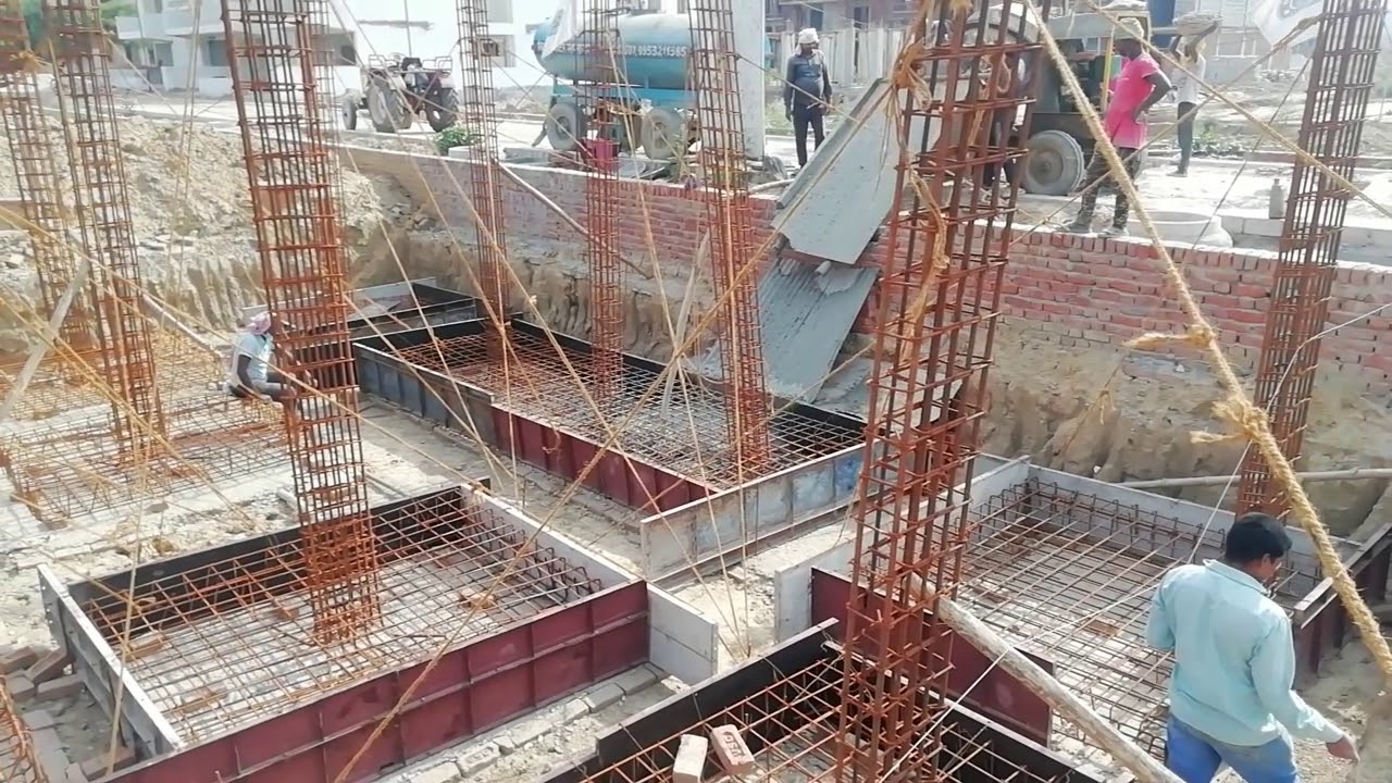 Framing of Footing - YouTube