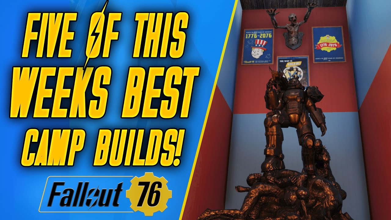 THIS WEEKS TOP 5 CAMPS! | Fallout 76 Camp Build Showcase - YouTube