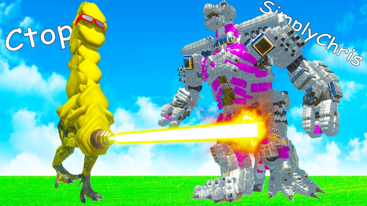 We Created BananaZilla to Fight Mechagodzilla in Animal Revolt Battle ...