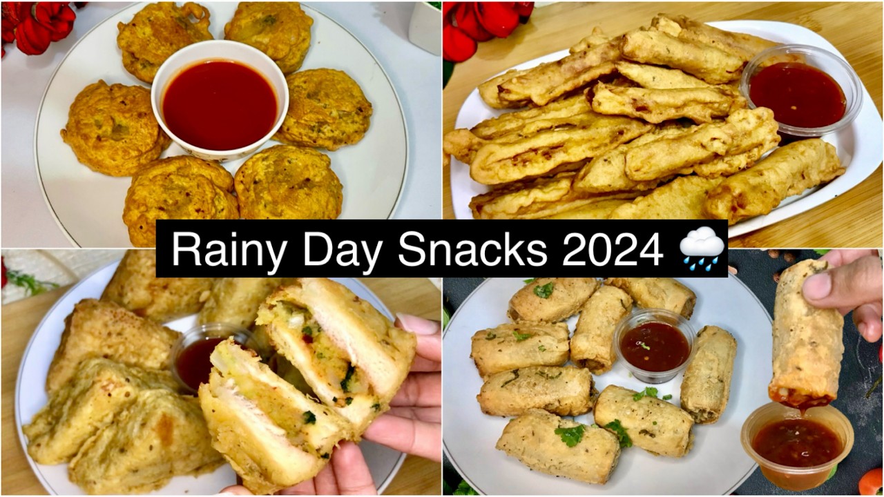 4 Tasty Rainy Day Snacks Recipes | Quick And Easy Snacks Recipe ...
