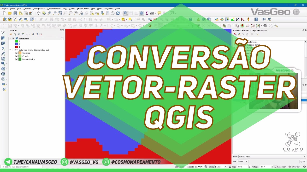 Converter Vetor para Raster no QGIS |Tutorial - YouTube