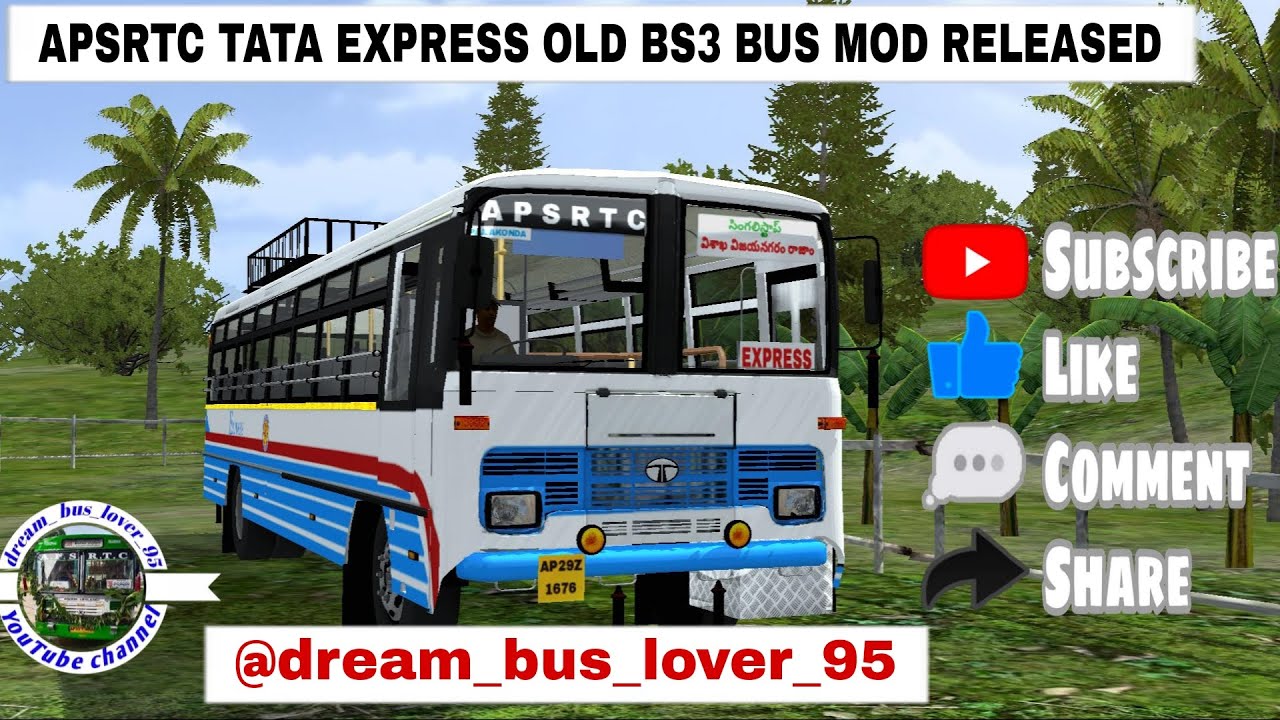 🥰🥰GRAND RELEASE APSRTC BS3 TATA OLD EXPRESS BUS MOD RELEASED - YouTube