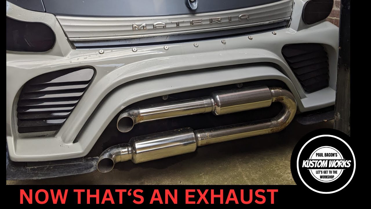 A Crazy Exhaust & another Custom Part Completed - YouTube