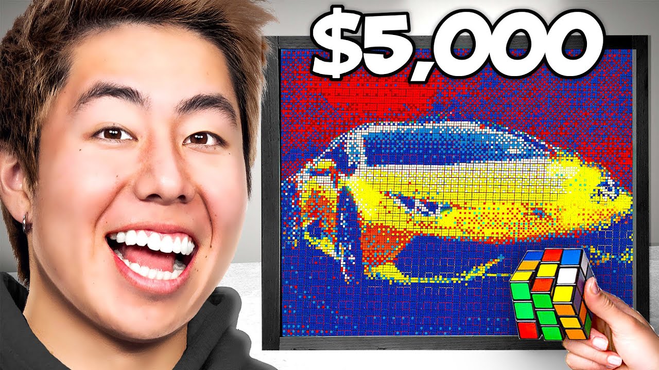 Best 1,000 Rubik's Cube Art Wins $5,000 Challenge! - YouTube