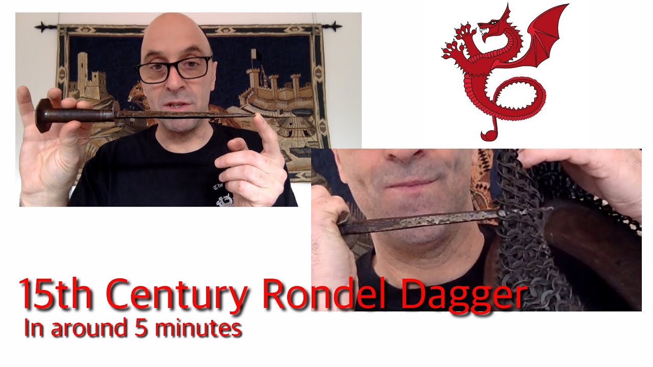 15th Century Rondel Dagger With Examples - In around 5 Minutes - YouTube