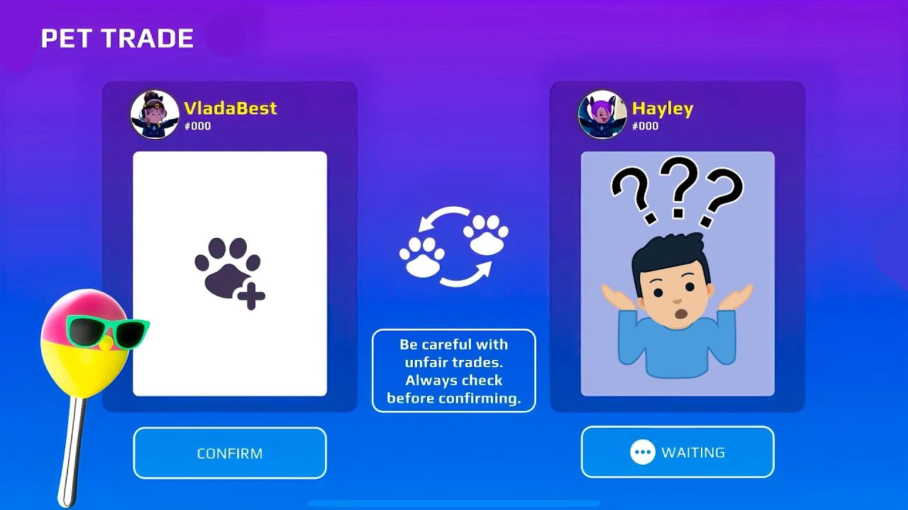 PK XD - Pet trade with @hayley_xd - game channel Vlada Best - YouTube