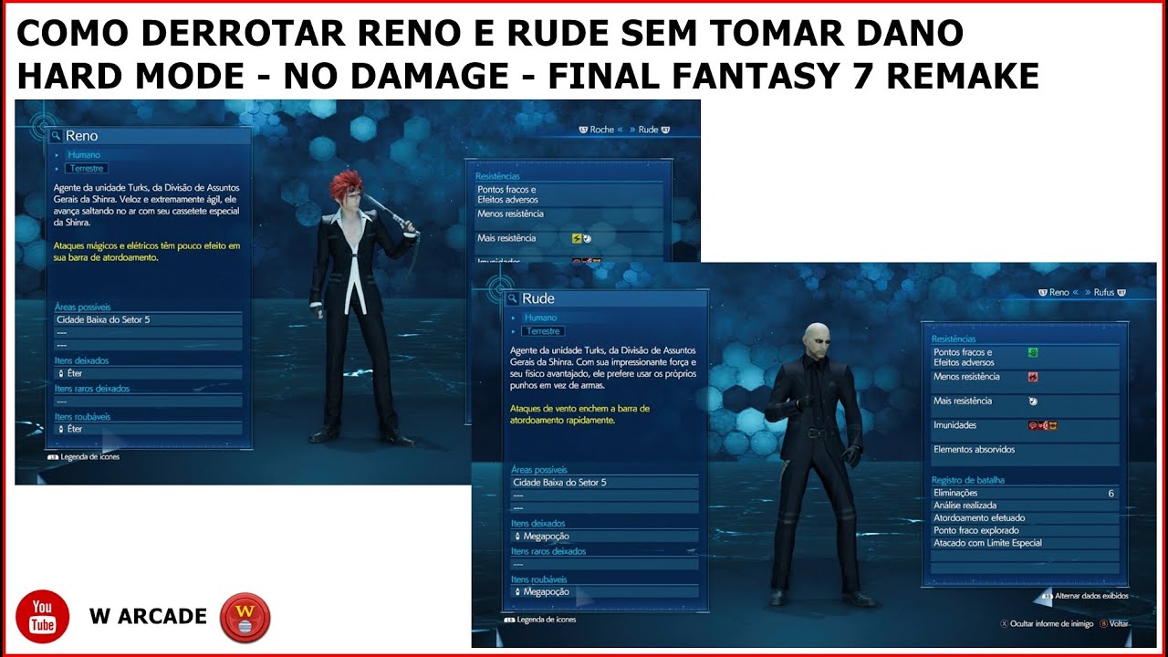 COMO DERROTAR RENO E RUDE SEM TOMAR DANO HARD MODE NO DAMAGE FINAL ...