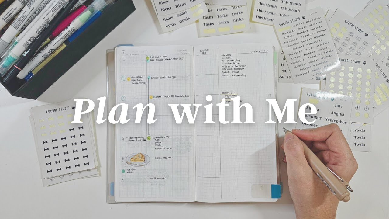 July Plan with Me | Monthly, Weekly, Daily Goal Setting and Planning ...