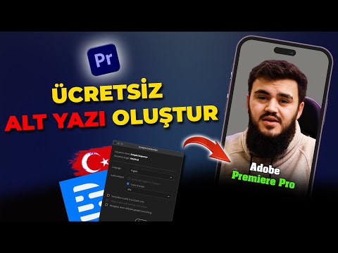 Premiere Pro Otomatik Türkçe Altyazı Ekleme | TAMAMEN ÜCRETSİZ 🔥