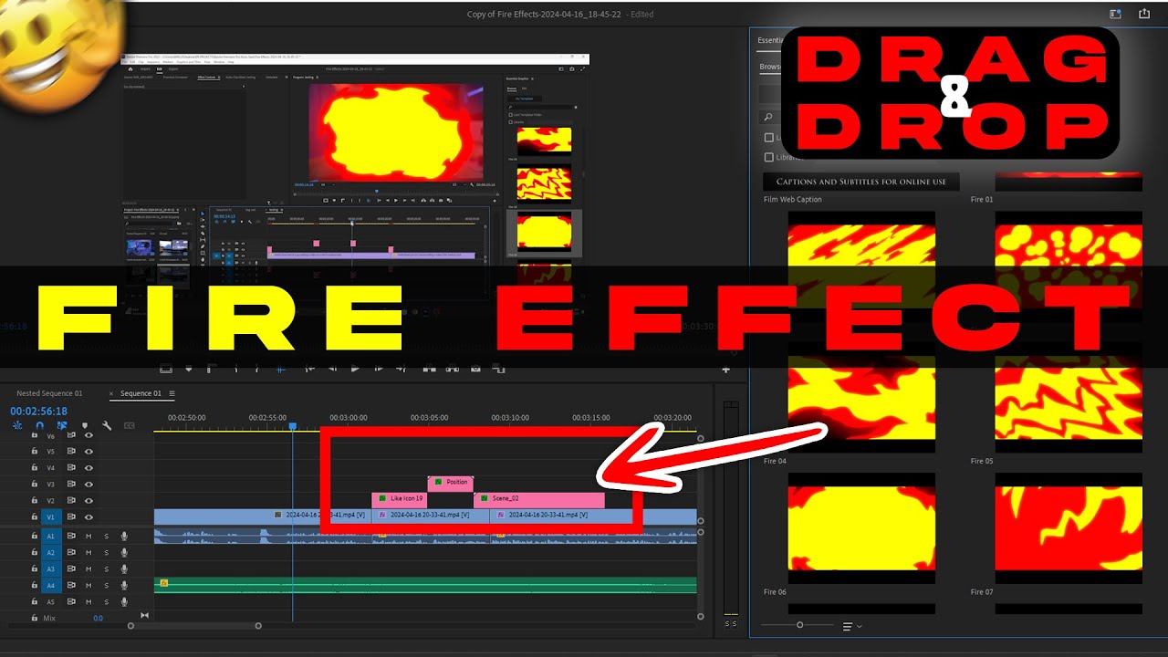 FIRE ANIMATED EFFECT FOR EDITING - DOWNLOAD FOR FREE - YouTube