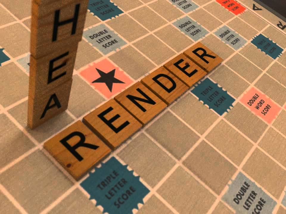 Scrabble Animation - Slow Motion for a music clip - YouTube