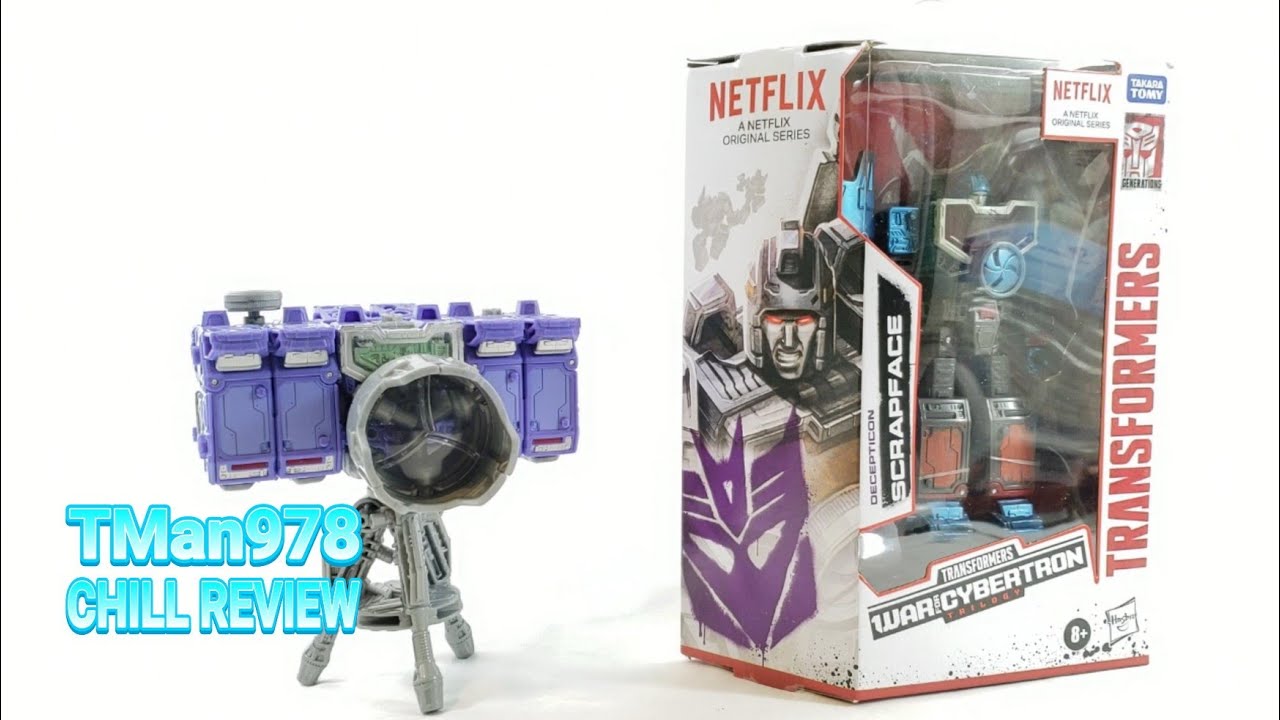 Netflix Transformers WFC Scrapface Siege Refraktor CHILL COMPARISON ...