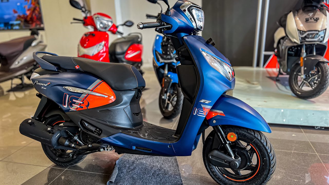 All New 2024 Hero Pleasure Plus Xtec : New Colour : Real Life Review ...
