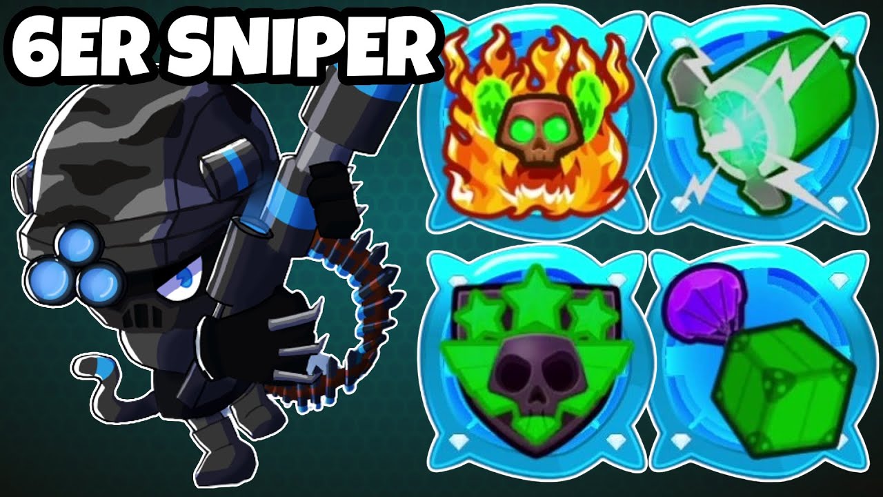 Der BLOONS TD 7 Sniper - 6 Upgrades pro Reihe! - YouTube