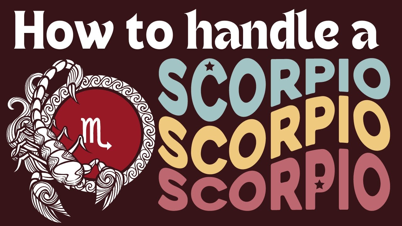 how to handle a scorpio - YouTube