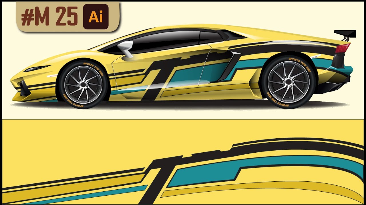 Stunning Car Design in Illustrator-Watch to See How! #25 # ...