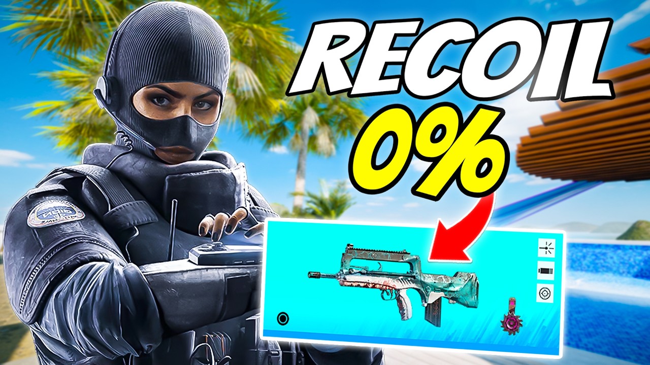 Así se ve un 0% de RECOIL en Rainbow Six Siege - YouTube