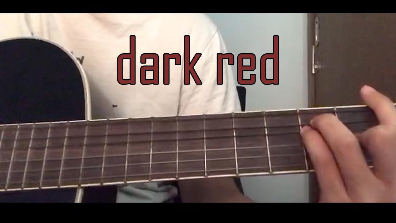 dark red (steve lacy) - cover - YouTube
