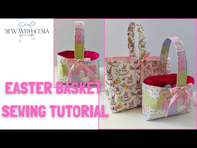 Homemade Fabric Easter Baskets