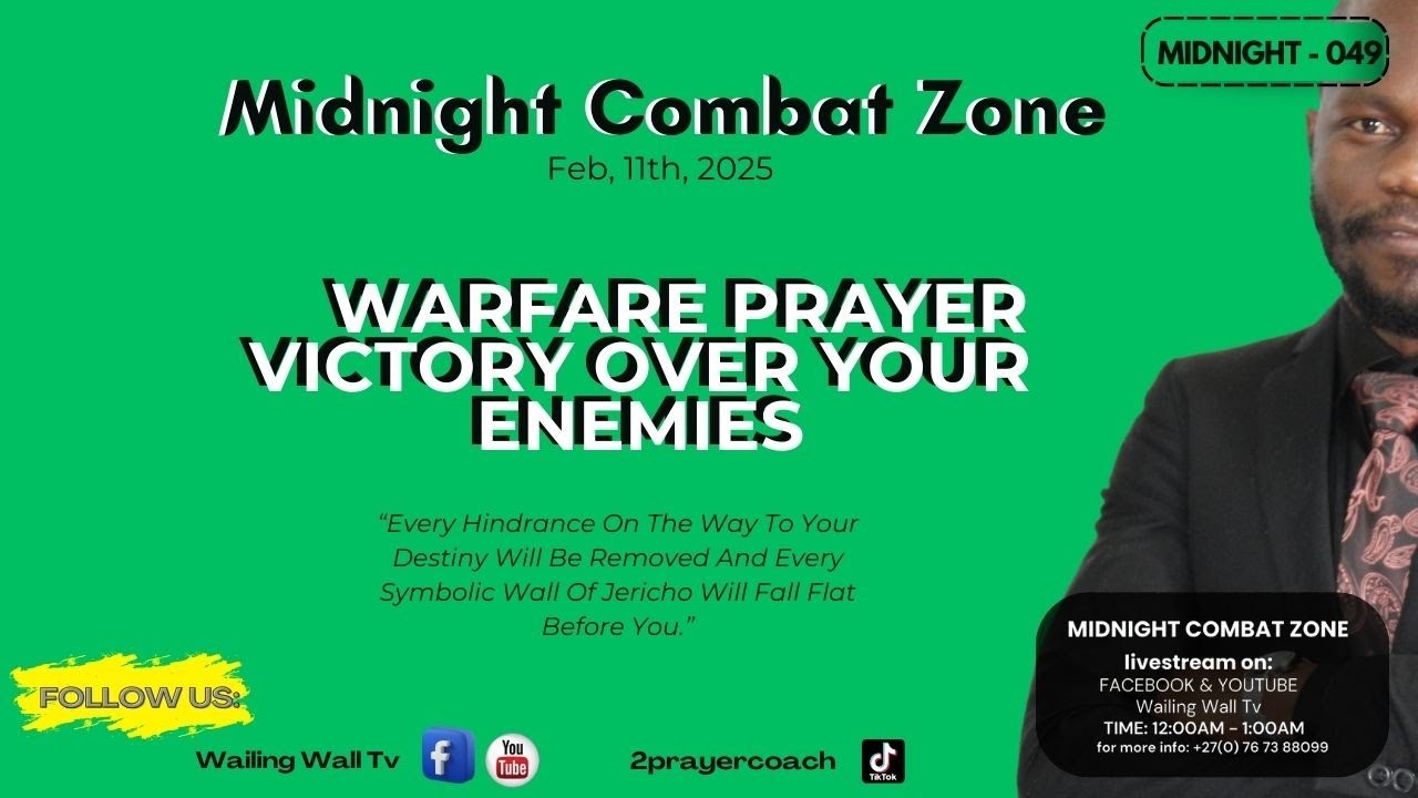 MIDNIGHT COMBAT ZONE - EPISODE 2/011 | With The Prayer Coach - YouTube