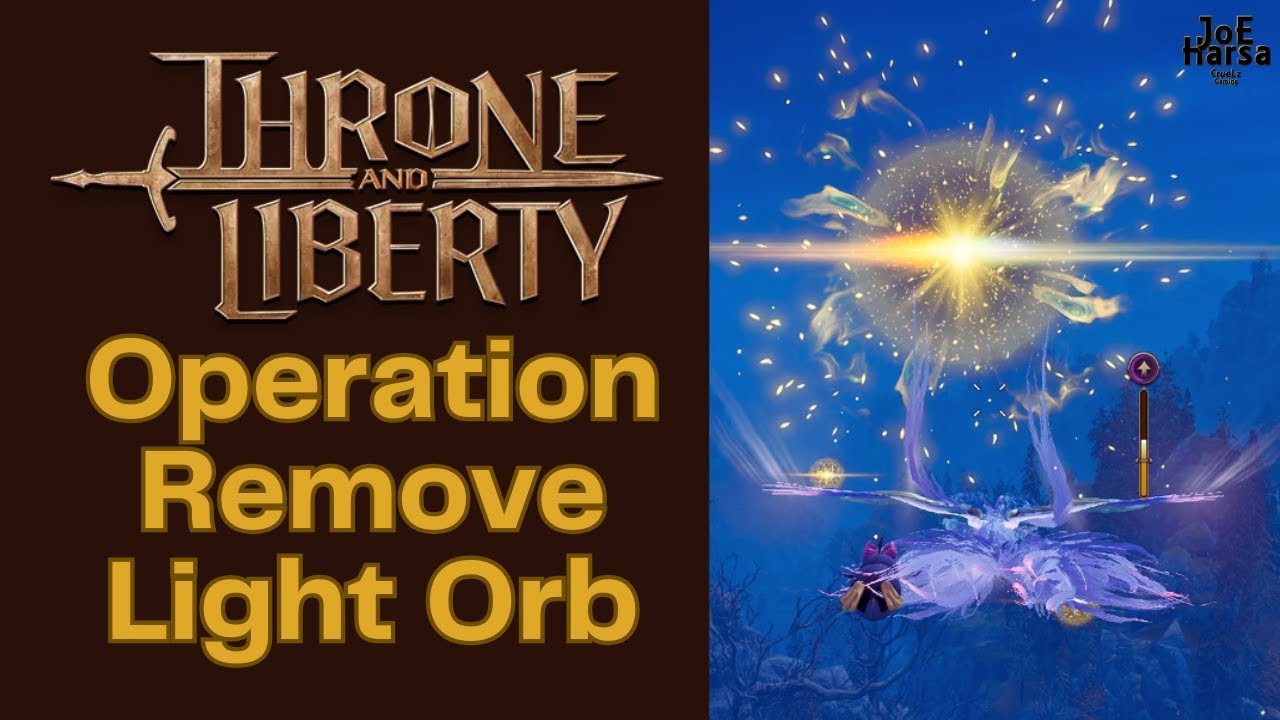 Operation Remove Light Orb Throne and Liberty Codex Exploration - YouTube