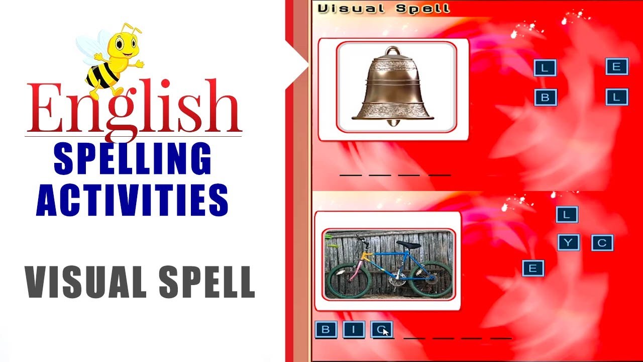 Spelling Activities | Visual Spell | Spelling Exercise | How to Improve ...