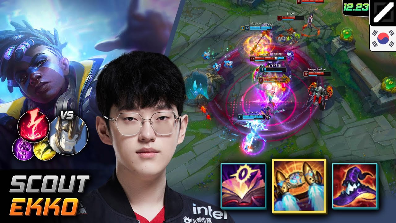 Scout Mid Ekko Build Hextech Rocketbelt Electrocute - Scout Ekko Match ...