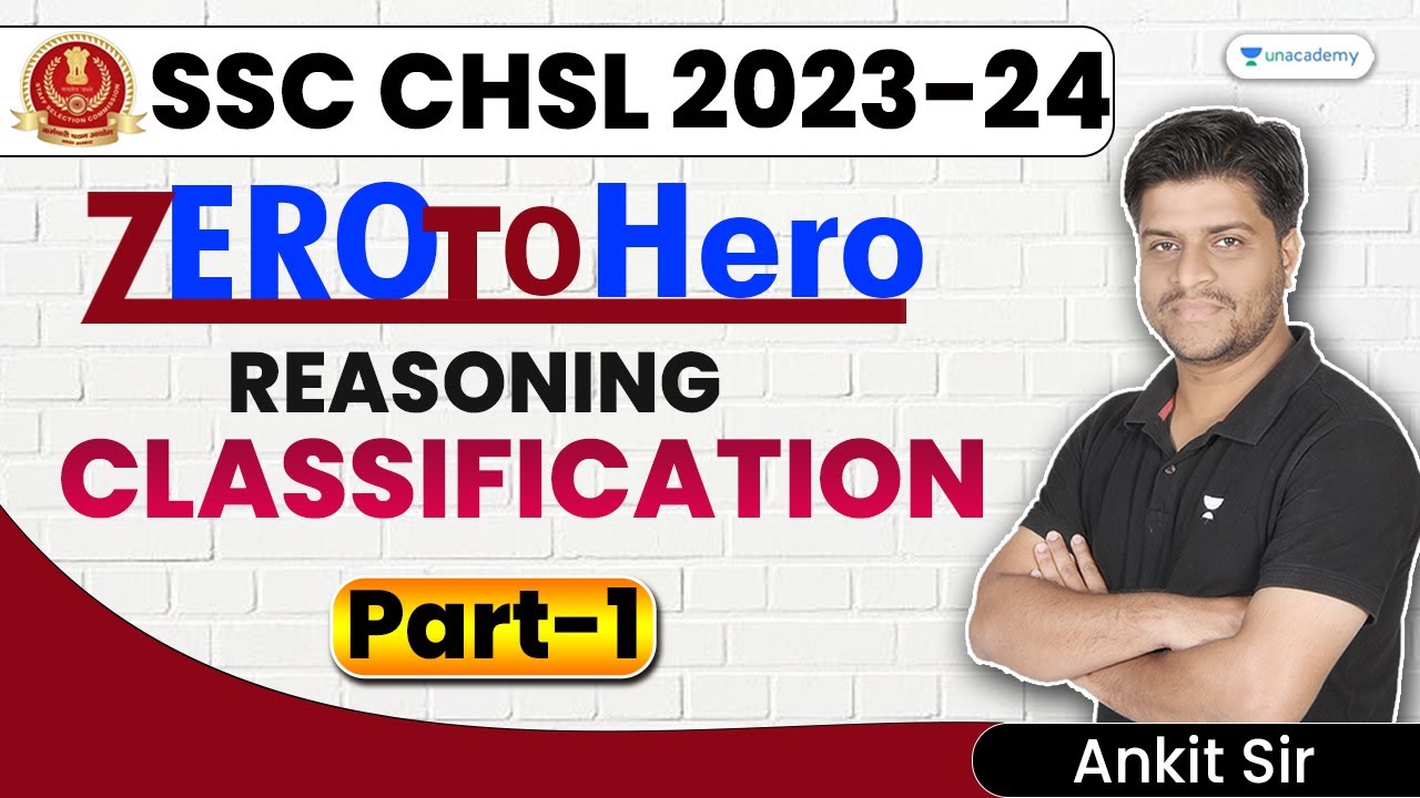 Classification I Part-1 I Reasoning | Zero to Hero batch I SSC CHSL ...