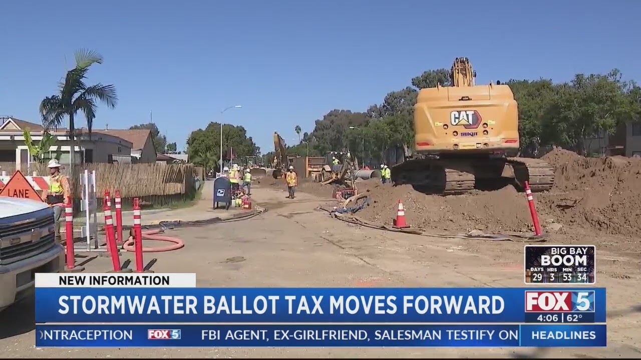 Storm water tax measure moves forward - YouTube