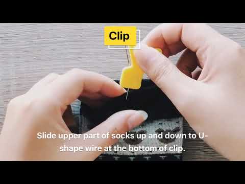 Socks Clips by Socksaver saves Time and Money!