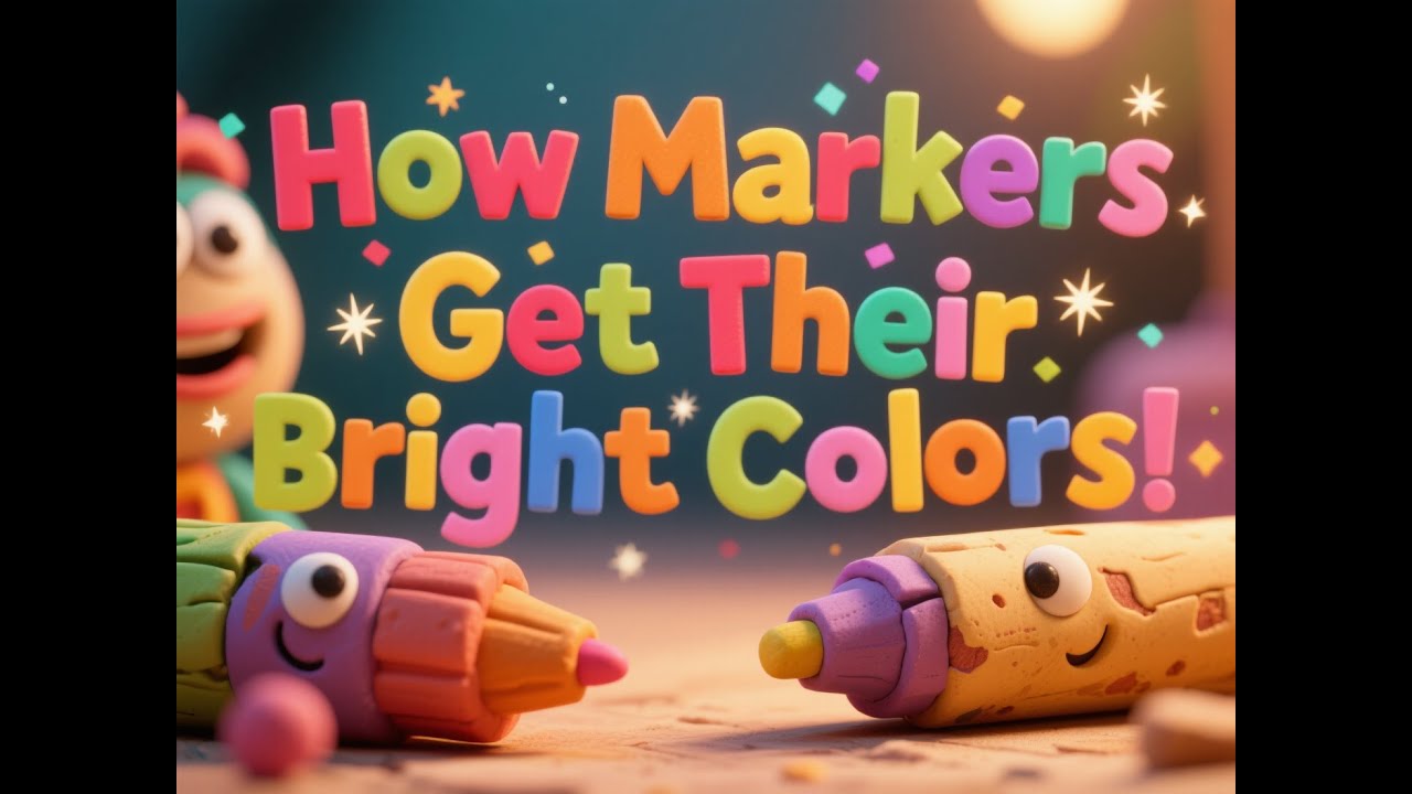 How Markers Get Their Bright Colors | Markers | How Markers Are Made ...