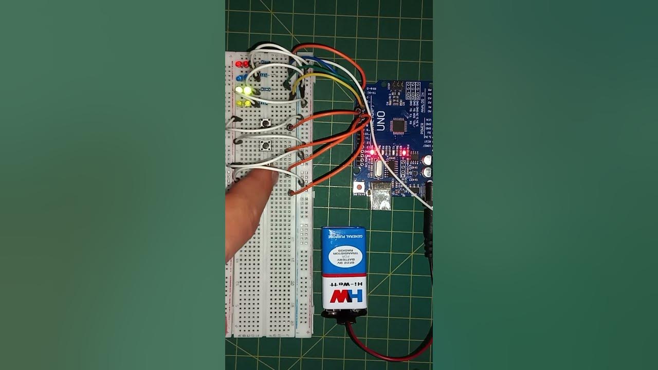 Use Buttons to Control LEDs - Arduino Project - YouTube