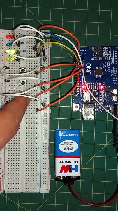 Use Buttons to Control LEDs - Arduino Project - YouTube