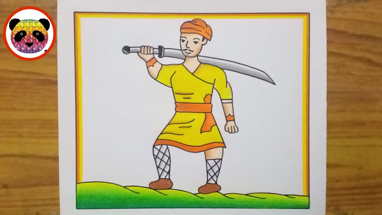 How to Draw Lachit Borphukan / Lachit Borphukan Drawing / Lachit ...