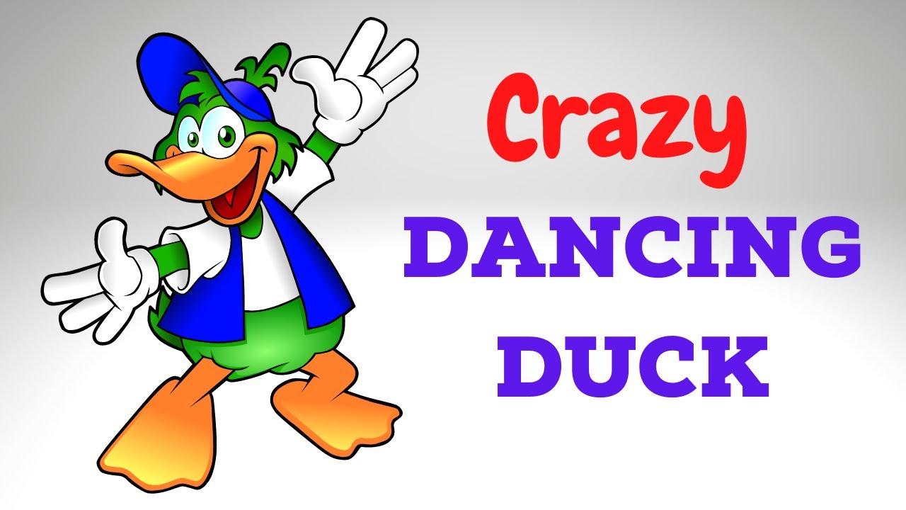 Dancing Duck | Duck Dancing For Kids | Crazy Duck Dance | Ducky Dance ...