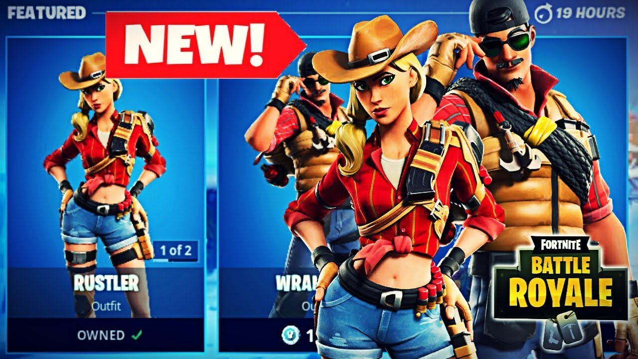NEW RUSTLER & WRANGLER SKINS + SPURRED SWINGER & UTILITY AXE PICKAXES ...