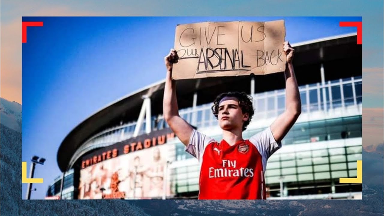 KROENKE OUT | ARSENAL Fans SUPER LEAGUE Protest | ARSENAL DEAD FOOTBALL ...
