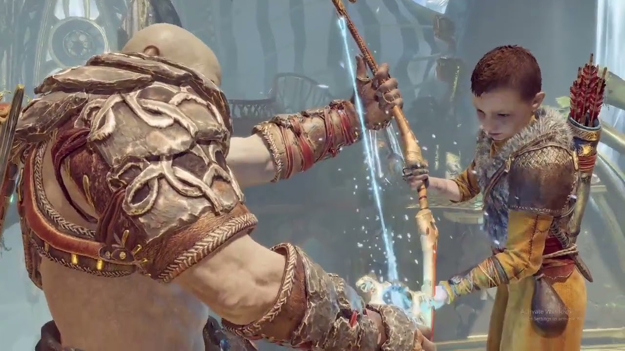 I cannot command Atreus to shoot a light arrow PC - YouTube