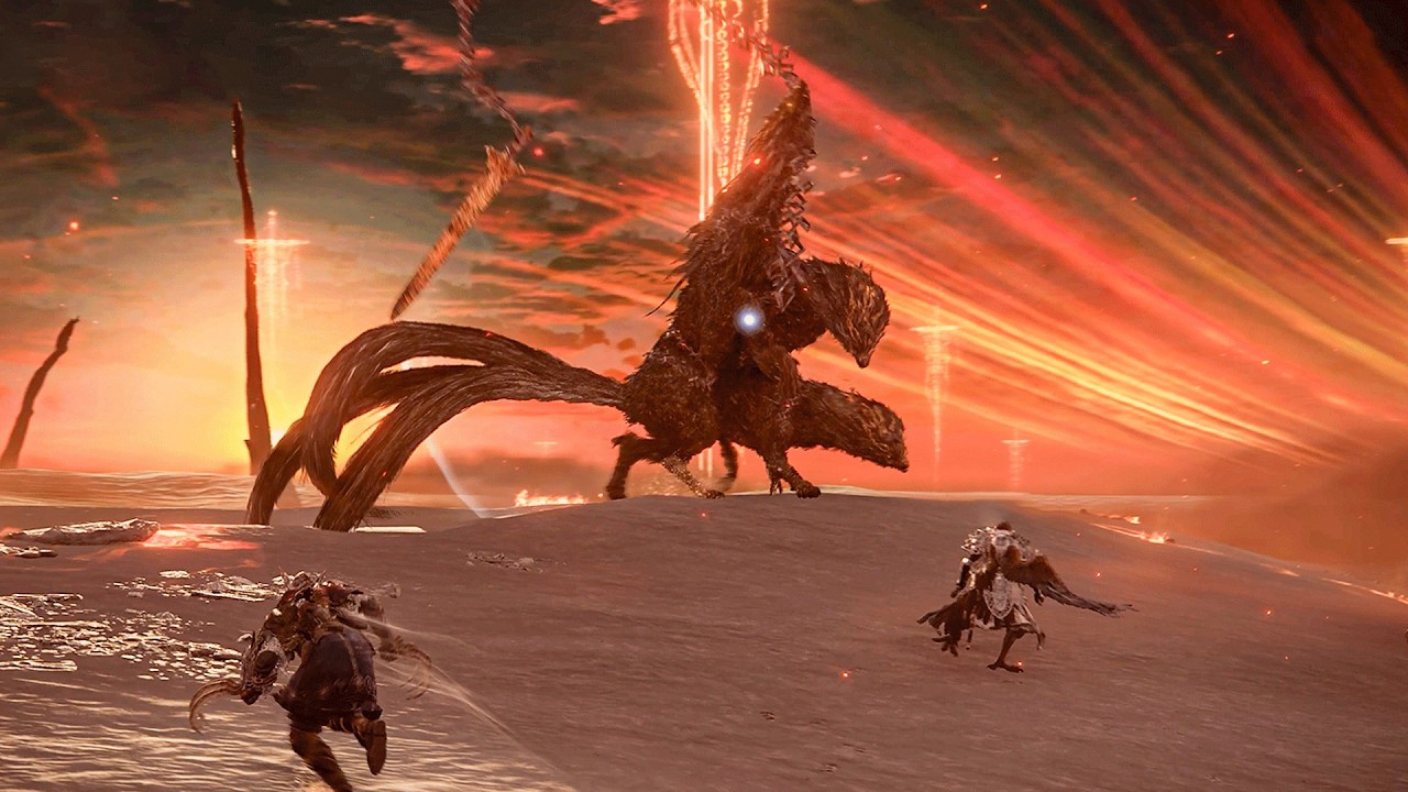 Elden Ring Nightreign - Gladius, Beast of Night Boss Fight - YouTube