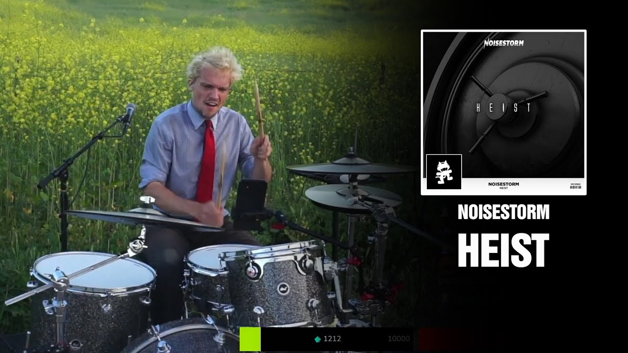Noisestorm - Heist | Drum Cover [Blind Playthrough] - YouTube