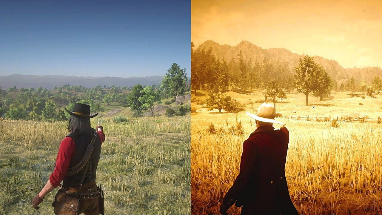 RDR2 - I've never noticed before that the color of Arthur's dead eye ...