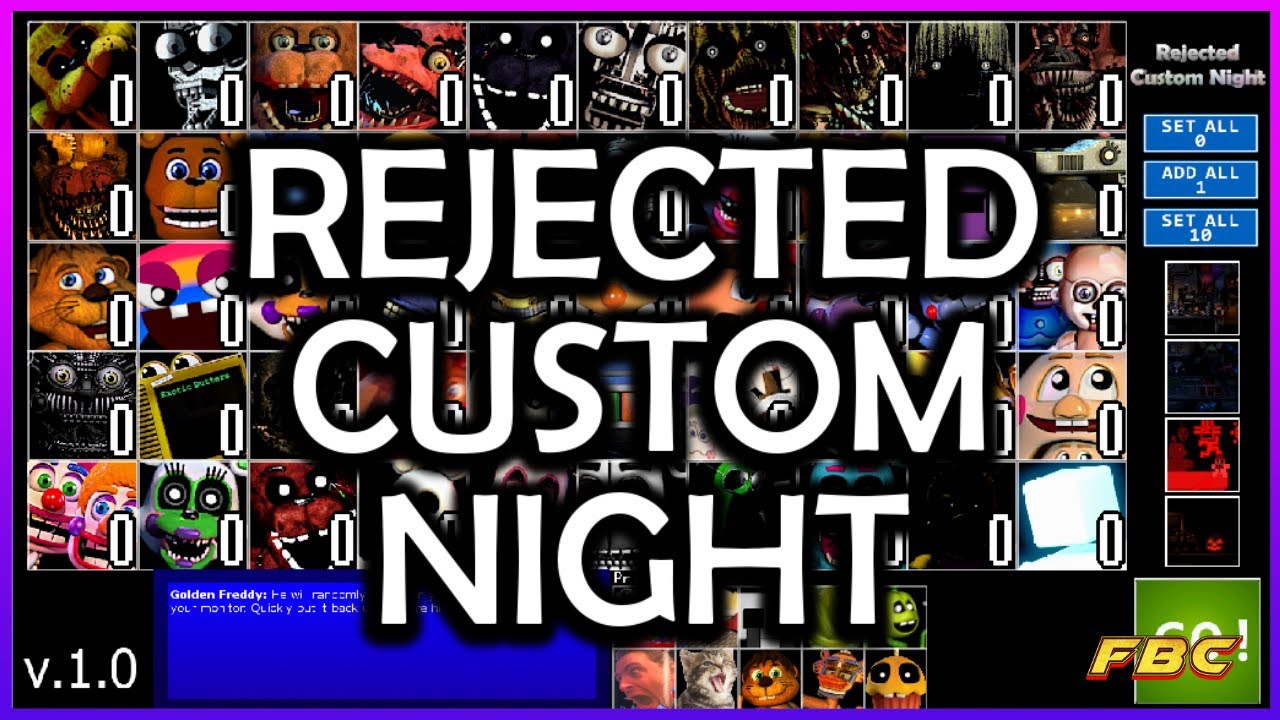 Rejected Custom Night (PC) - YouTube