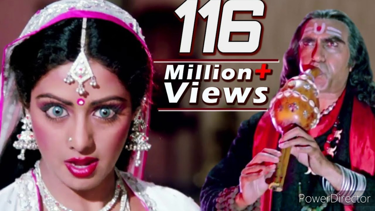 'Main Teri Dushman, Dushman Tu Mera' 4K Video Song | Sridevi | Nagina ...