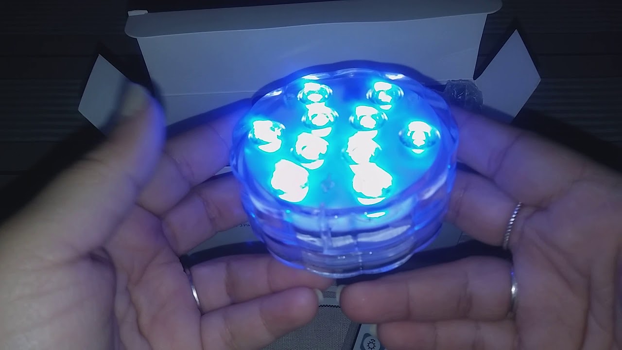Submersible Color Changing Lights Review - YouTube