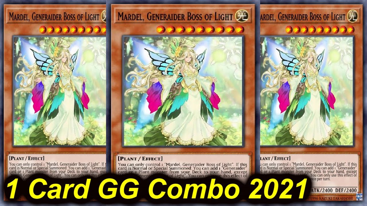 【YGOPRO】COMBO GENERAIDER DECK 2021 *1 CARD GG* - YouTube