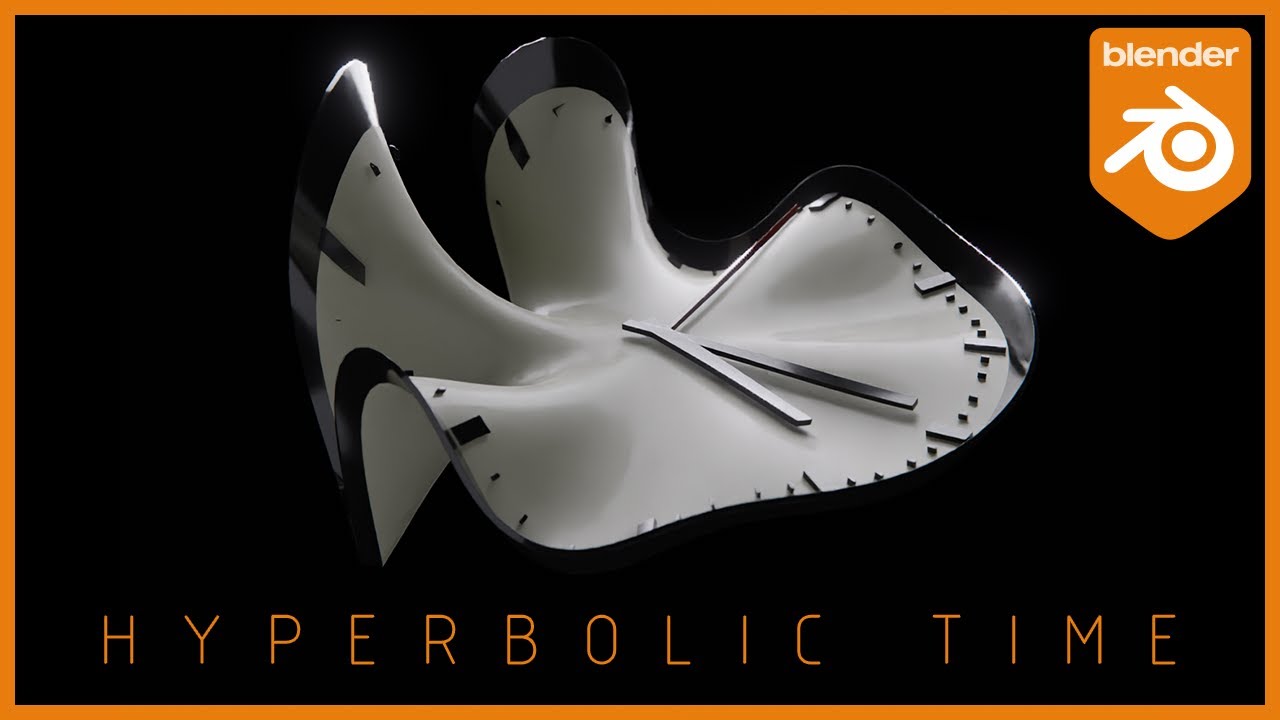 Hyperbolic Time | A Blender Geometry Nodes Animation - YouTube