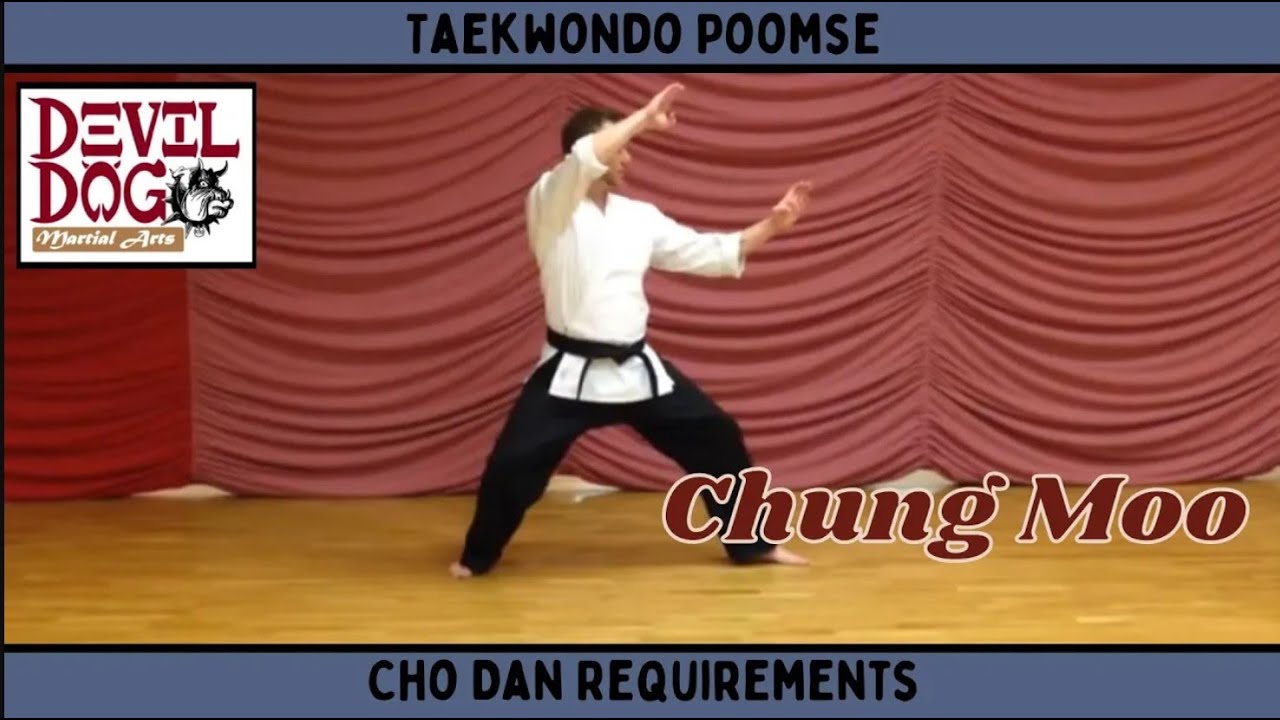 Chung Moo Traditional ITF Taekwondo Poomse (No Sine Version) for Cho ...